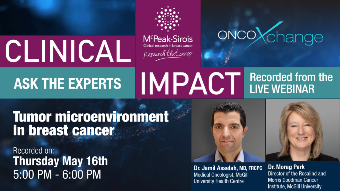 Ask the experts: Tumor microenvironment in breast cancer