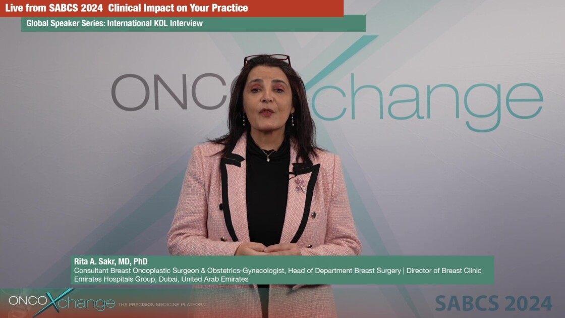 SABCS 2024 - Dr. Sakr on De-escalation in the Arab World
